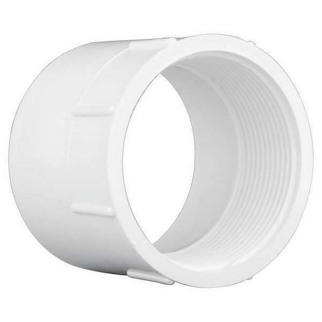 ZoroSelect PVC Female Adapter, FNPT X Hub, 3 in Pipe Size - Walmart.com
