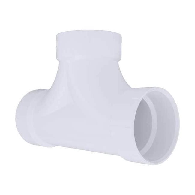 Manufacturer Varies PVC Two Way Cleanout Tee, Hub, 4 in Pipe Size 1WJN8 ...