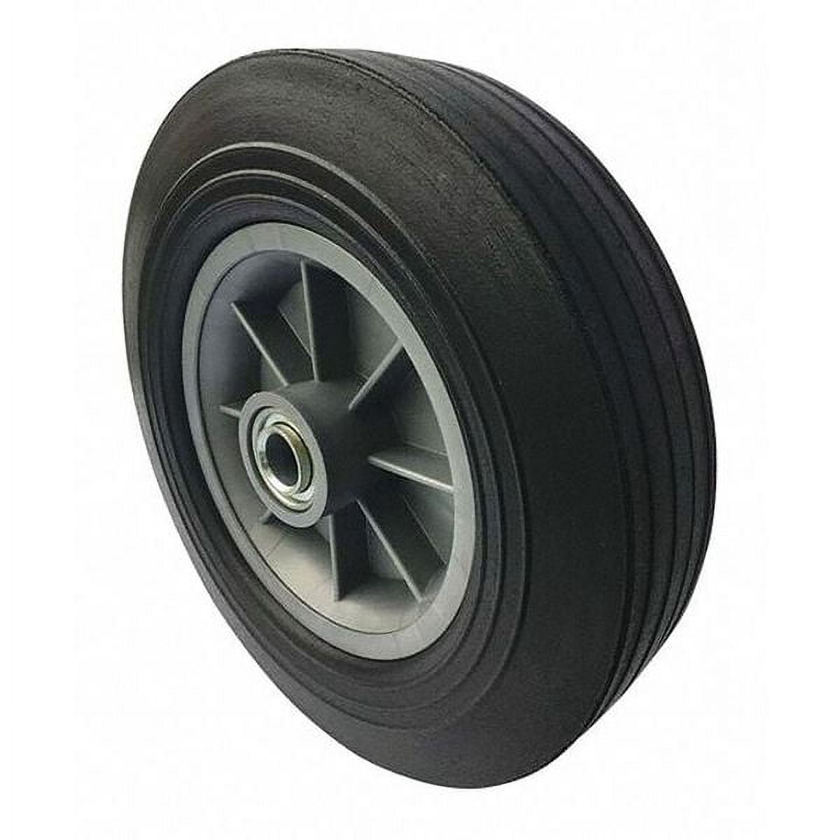 ZoroSelect Solid Wheel, Ribbed, 10" Dia., 2-1/2" W - Walmart.com