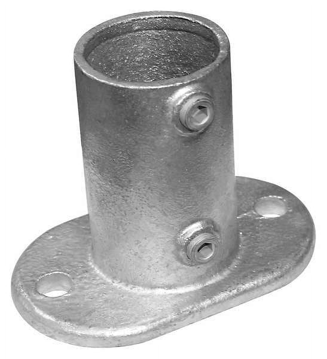 ZoroSelect Structural Pipe Fitting, Railing Base Flange, Cast Iron, 0.75 in Pipe Size - Walmart.com