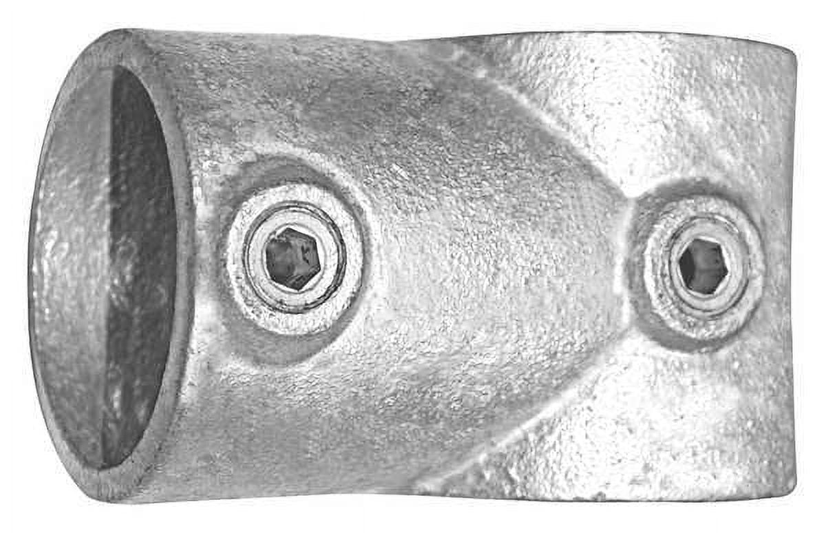 ZoroSelect Structural Pipe Fitting, Single-Socket Tee, Cast Iron, 0.75 ...