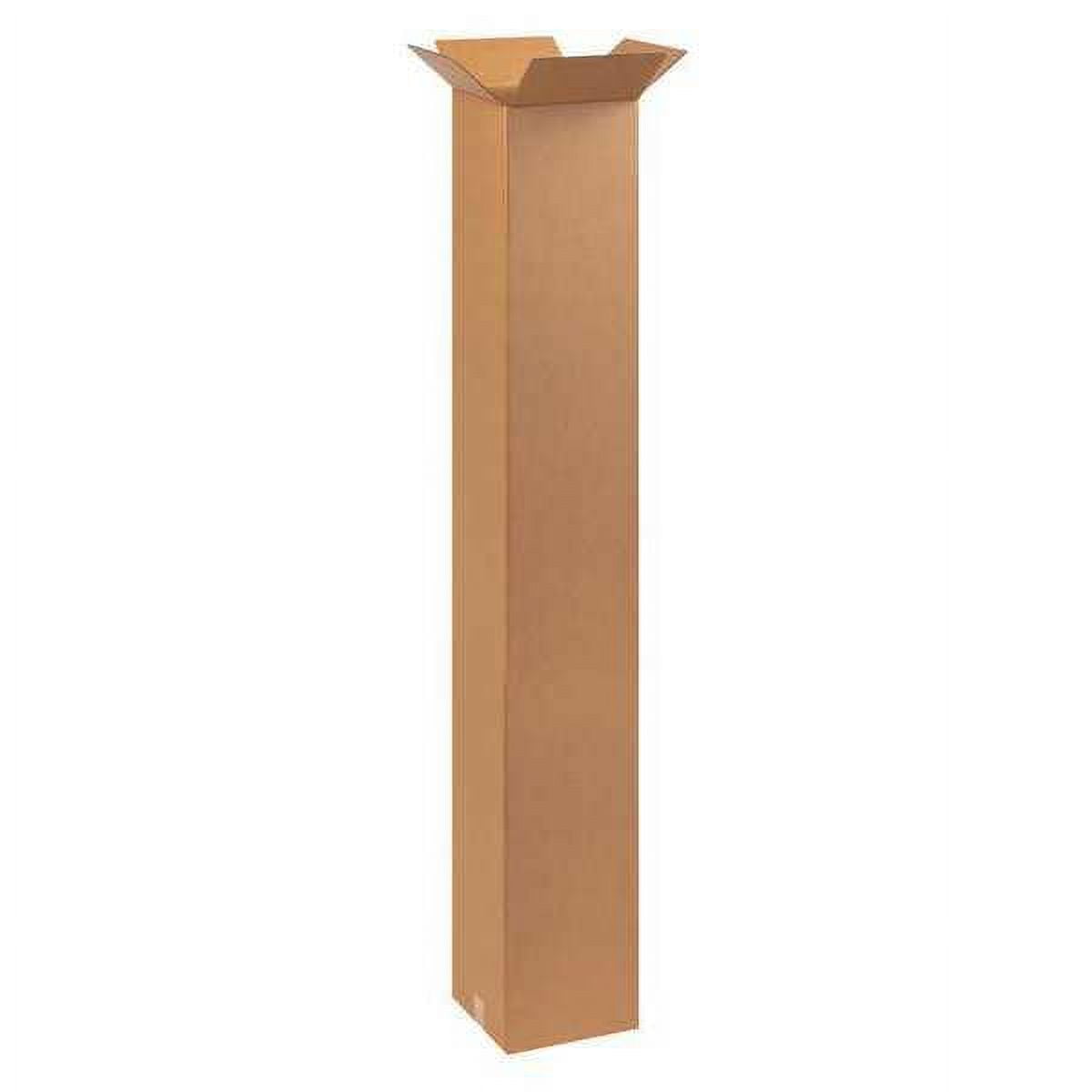 ZoroSelect Tall Corrugated Boxes, 10" x 10" x 60", Kraft, 15/Bundle ...