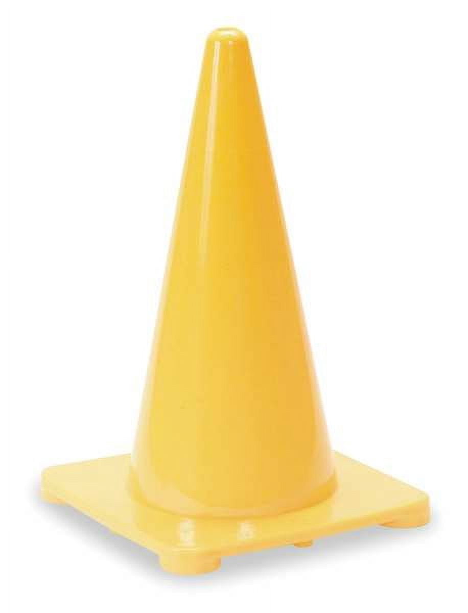 ZoroSelect Traffic Cone, 18 In.Yellow - Walmart.com
