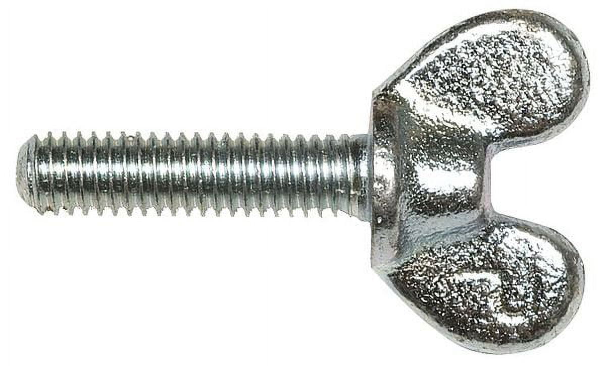 ZoroSelect Wing Screw, Iron, Zinc, 1/4-20 x 3/4", pk 25 - Walmart.com
