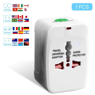 All-in-one Universal Worldwide Outlet Travel Converter Adapter US EU AU ...