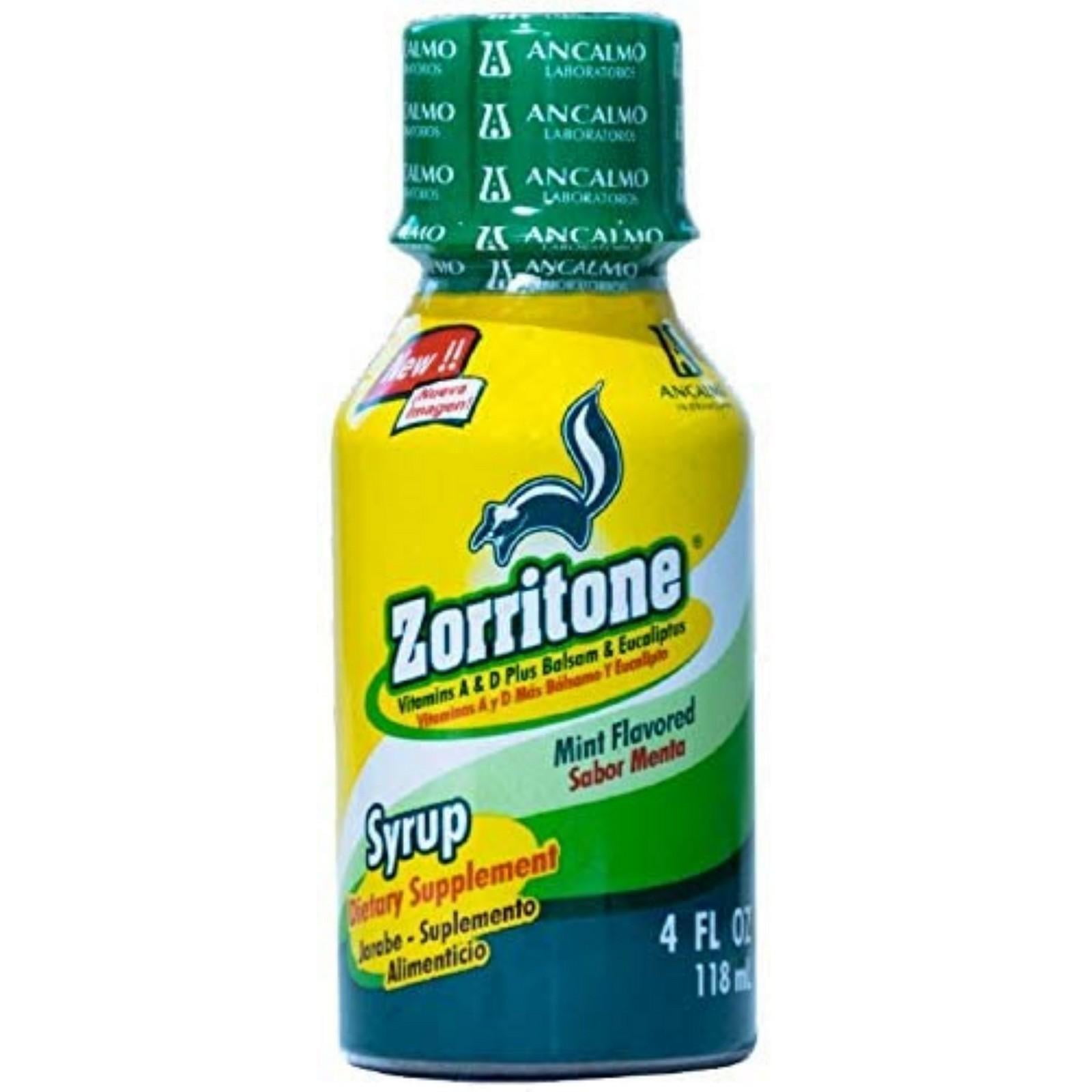 Zorritone Vitamins A And D3 Plus Menthol, Balsam, And Eucalyptus Syrup ...