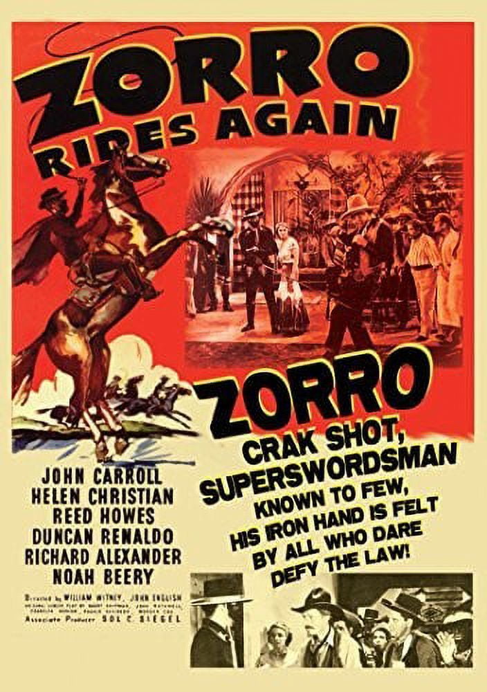 Zorro Rides Again (DVD) - Walmart.com