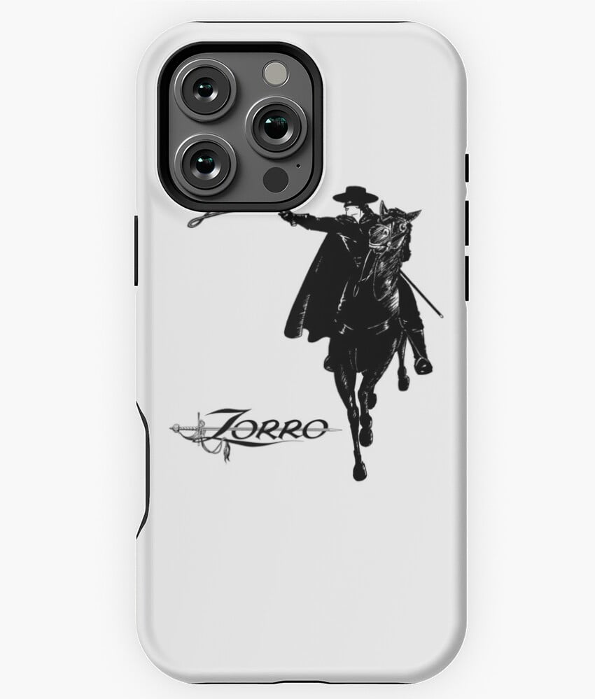 Zorro Whip of Z Classic Hero Art Phone Case for iPhone 16 15 14 13 12 ...