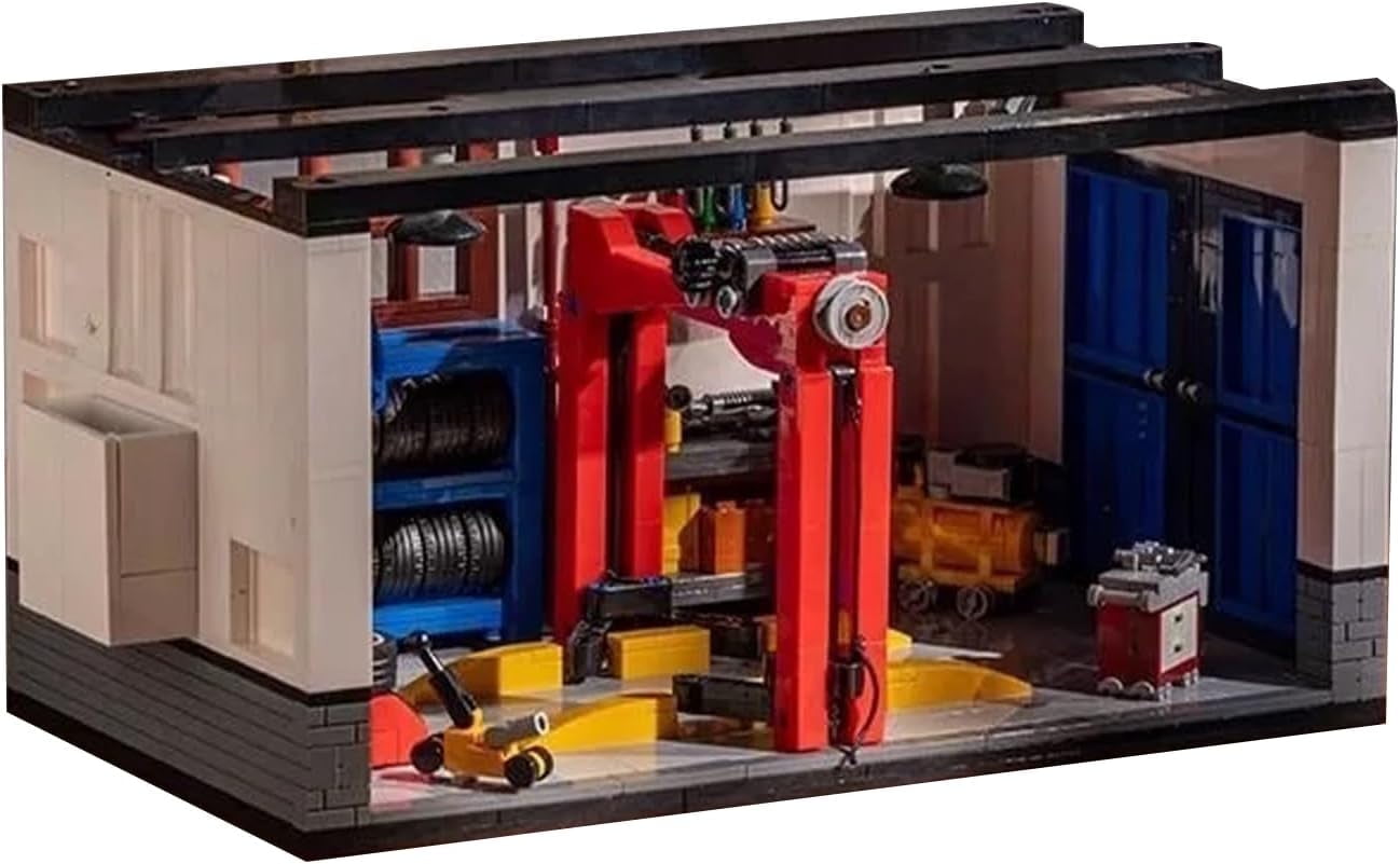 Repair Garage Building Set, Car Repair Workshop Building Blocks, 1000 ...