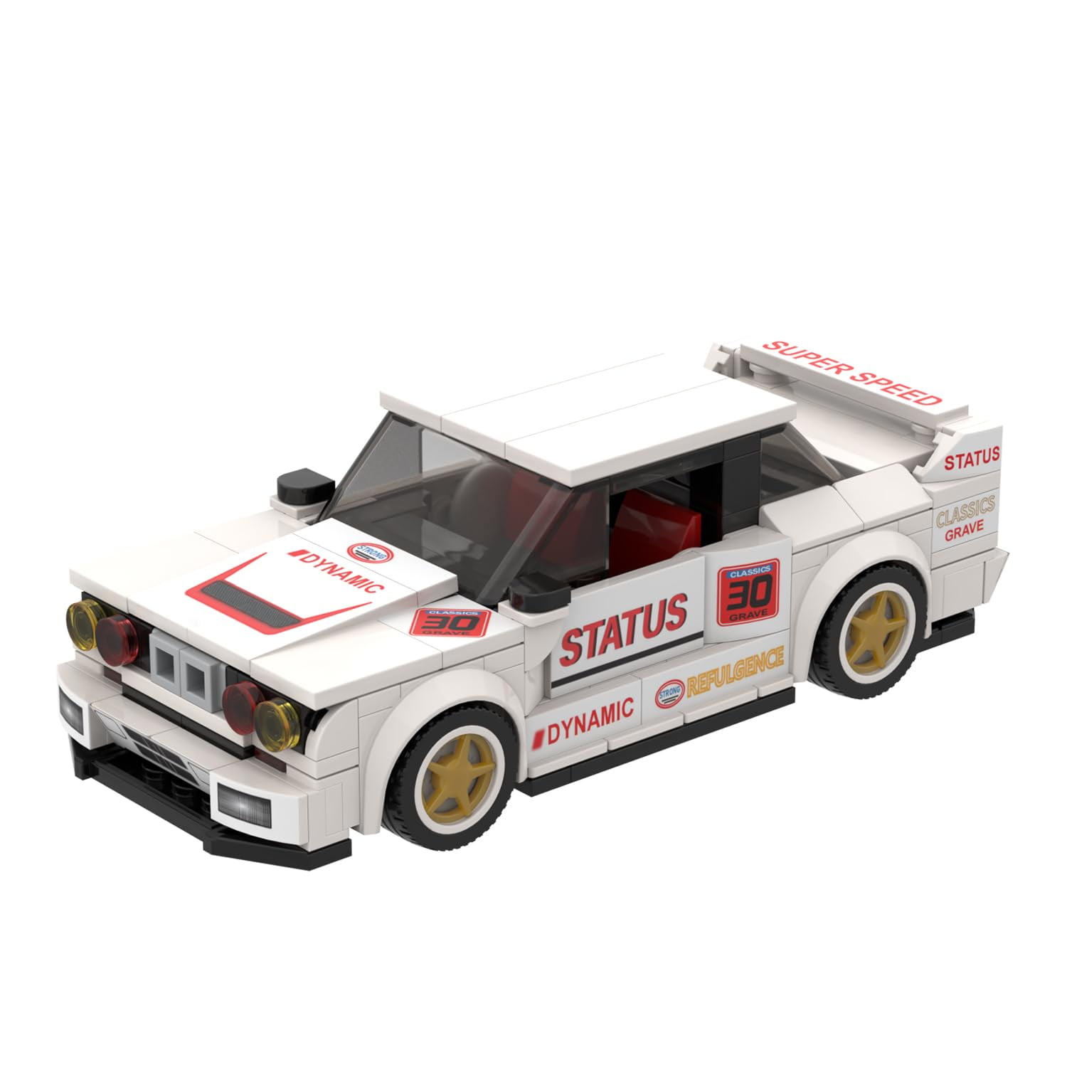 Zorwlodc Sports Car Building Brick Model for E30 M3, Super Racing Car ...