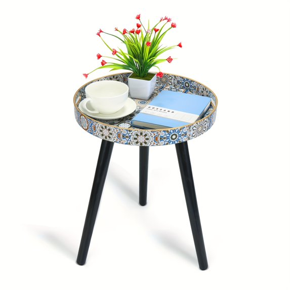 Zosenley Premium Wooden Tray - Versatile Bohemian-Style Coffee Table ...
