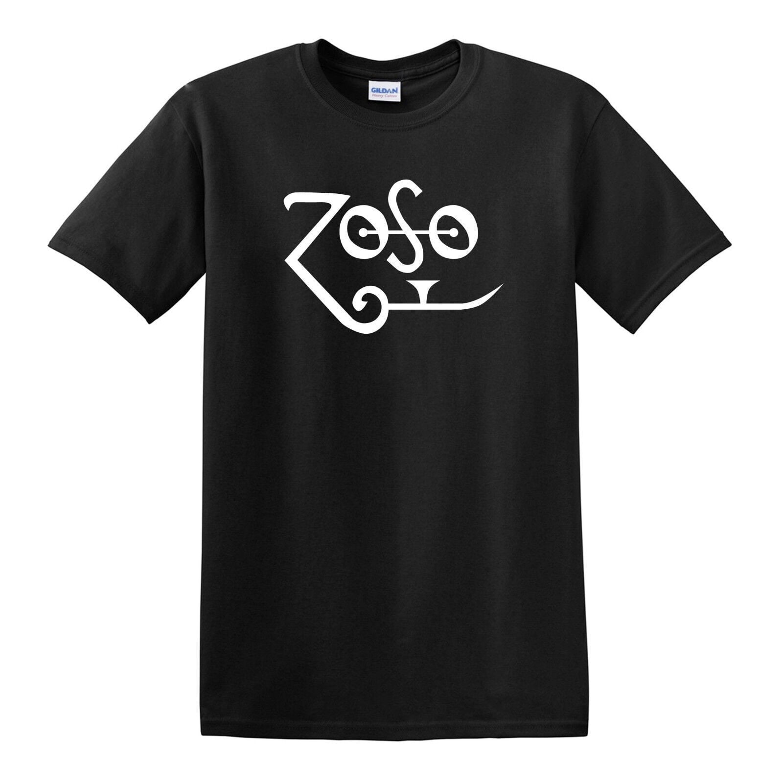 Zoso T-SHIRT - Jimmy Page Plant Zeppelin Classic Rock - Walmart.com