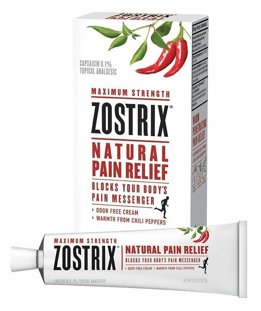 Zostrix Maximum Strength, Topical Capsaicin, Odor Free Muscle & Joint ...