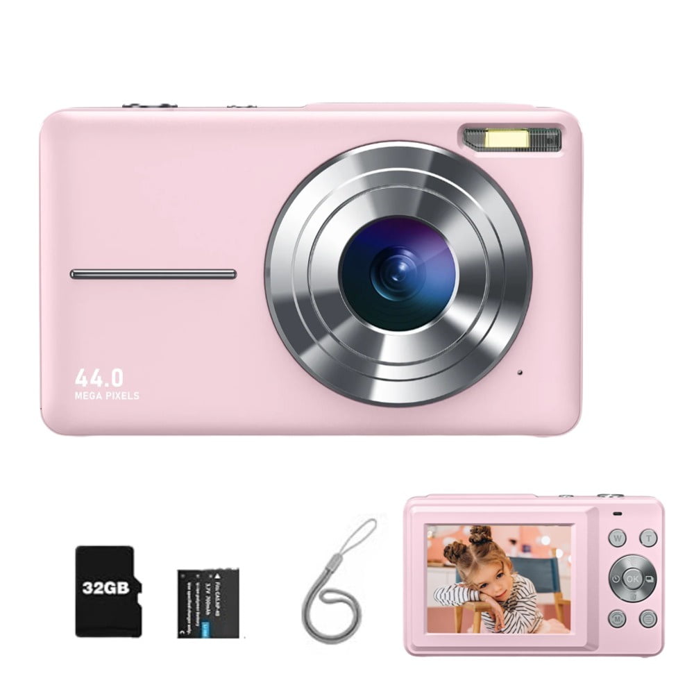 Zostuic Digital Camera, 4K 48MP Vlogging Camera with 32GB Card, 16X ...