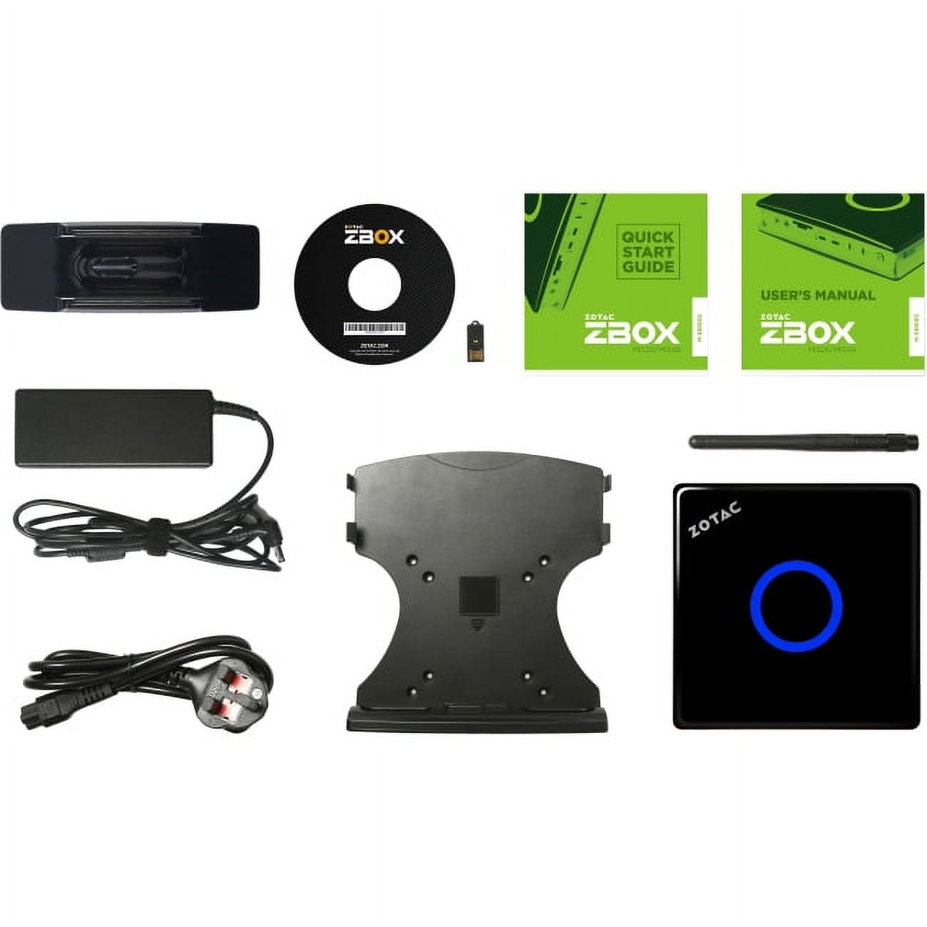 Zotac ZBOX M ZBOX-MI526-U Desktop Computer - Intel Core i3 [7th Gen] i3 ...