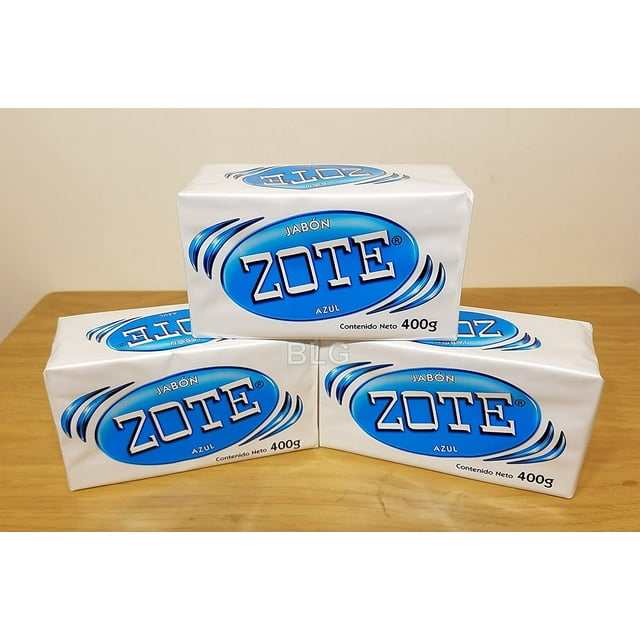 Zote Laundry Soap Bar Pink. Jabon Azul (3 Pack) cleaner washing kitchen ...