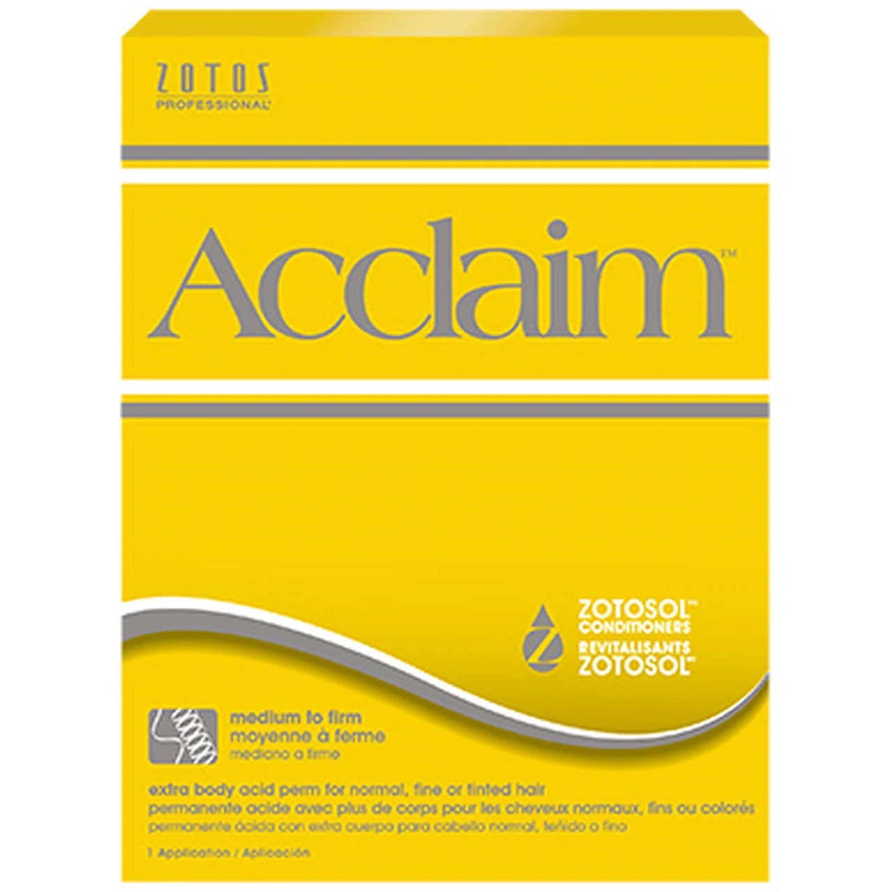 Zotos Acclaim Extra Body Acid Perm - Strengthens, Replenishes & Adds ...