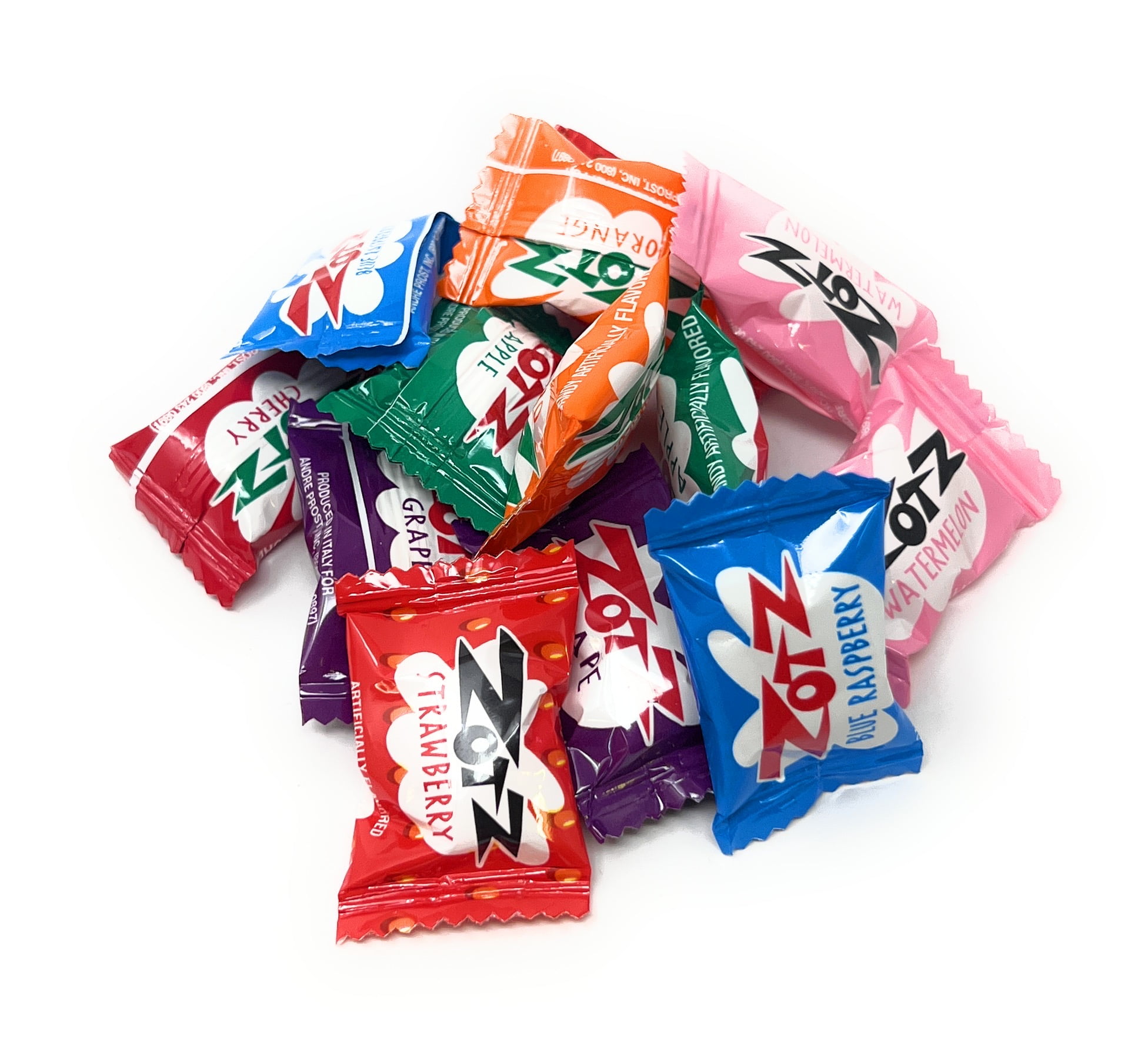 Zotz Kids Assortment - Sour Fizzing Candies, 4 Pounds (Two, 2 LB Bags ...
