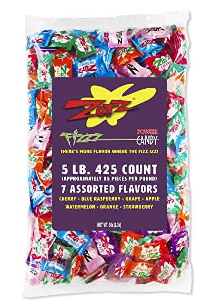 Zotz Fizzy Candy, Assorted .. .. Flavors, 425 Count .. Bag - Walmart.com