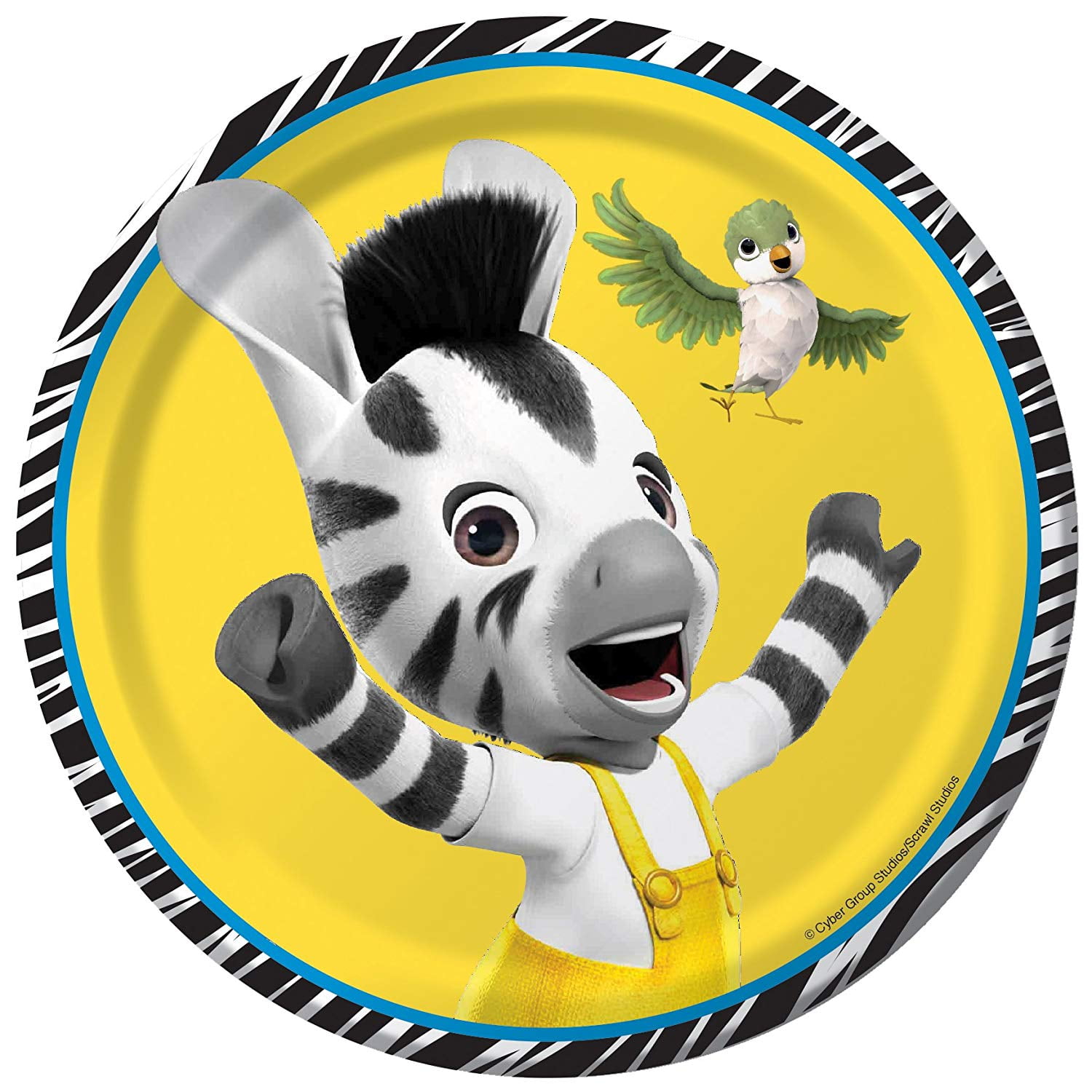 Zou 7" Cake Plates (8 Pack) - Party Supplies - Walmart.com