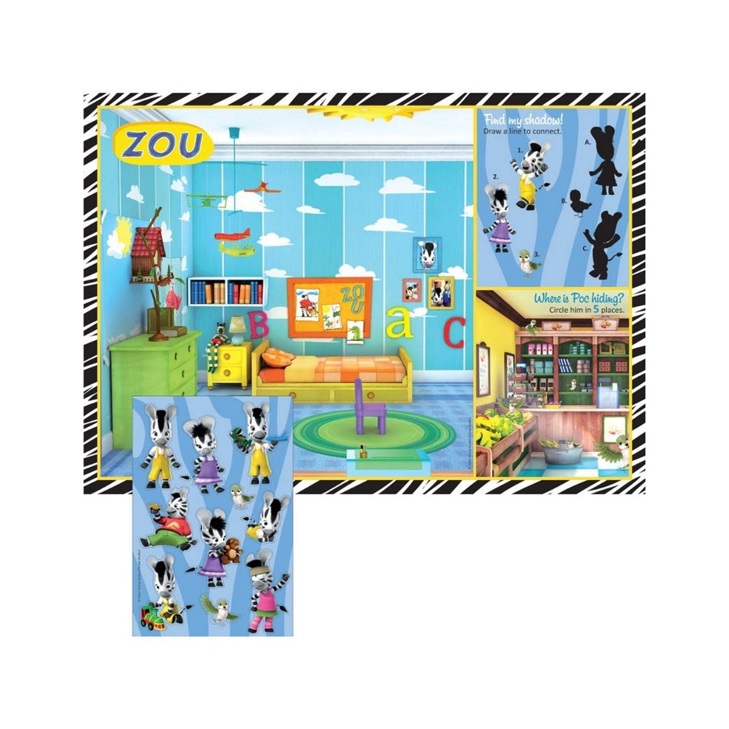 Zou Characters Birthday Activity Kit - Walmart.com