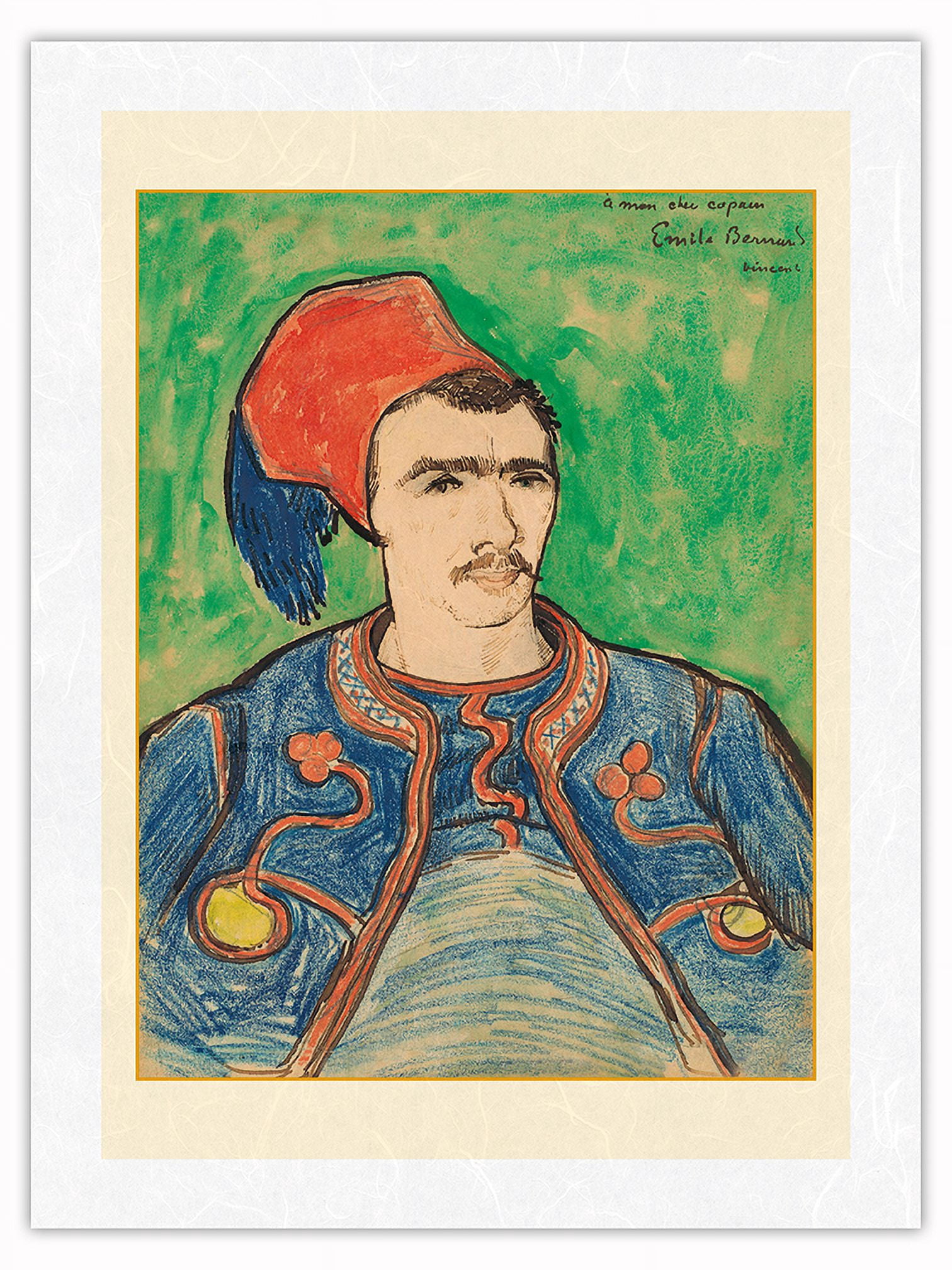 The Zouave - Portrait of French Army Soldier - From an Original Color ...