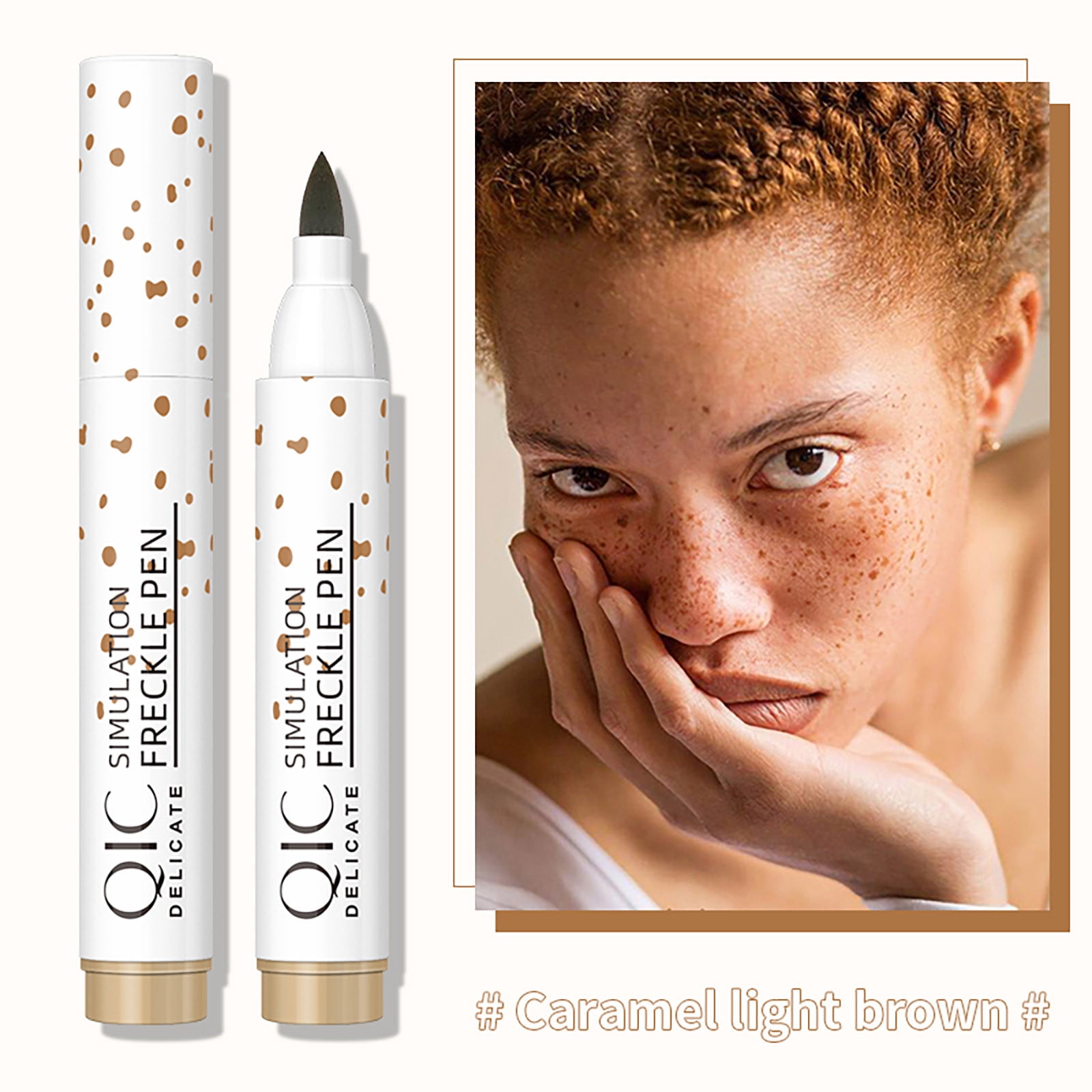 Zougou Freckle Pen,Liquid Face Fake Freckles Makeup Pen To Create ...