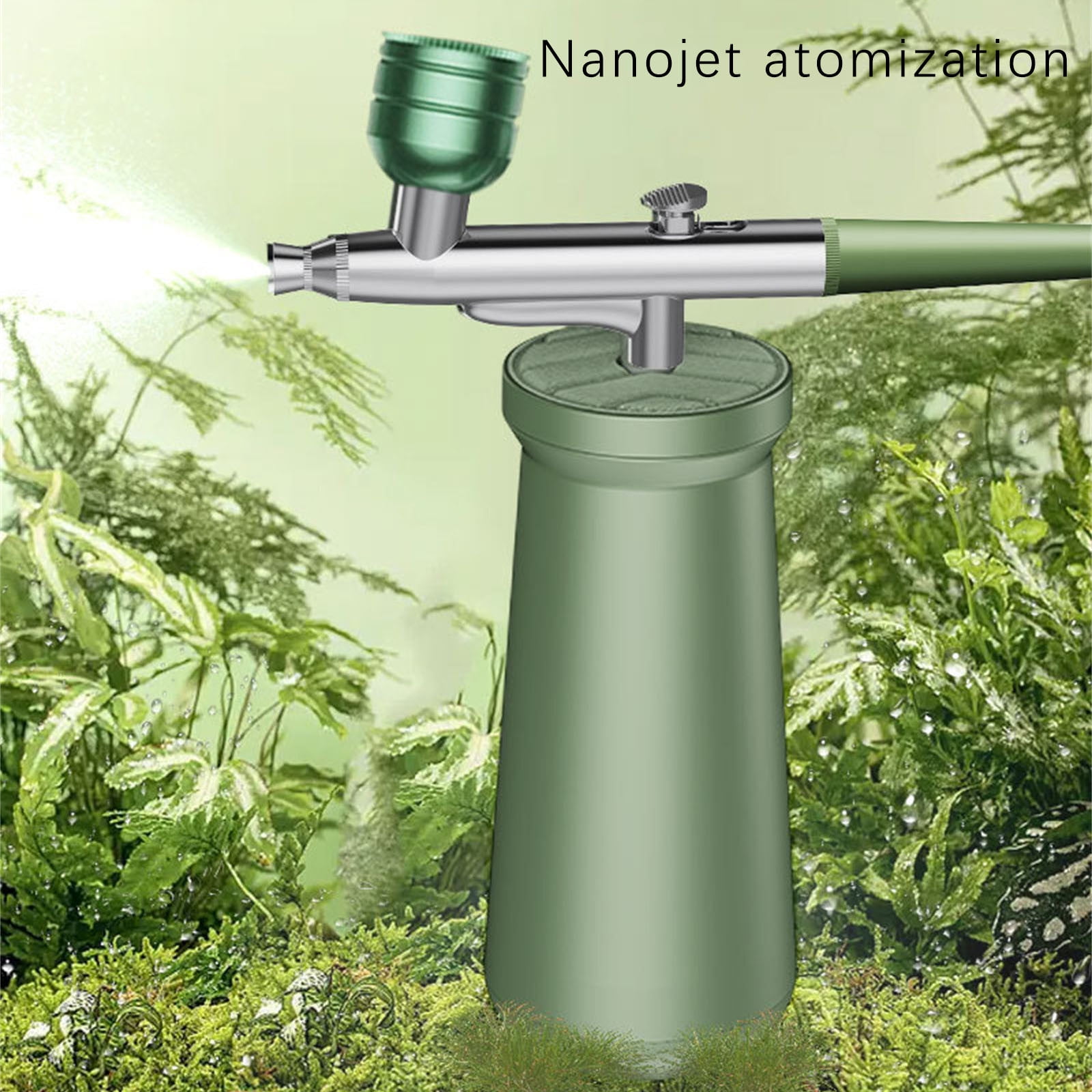 Zougou Rechargeable Airbrush Kit, Hydrogen Oxygen Facial Beauty Machine ...