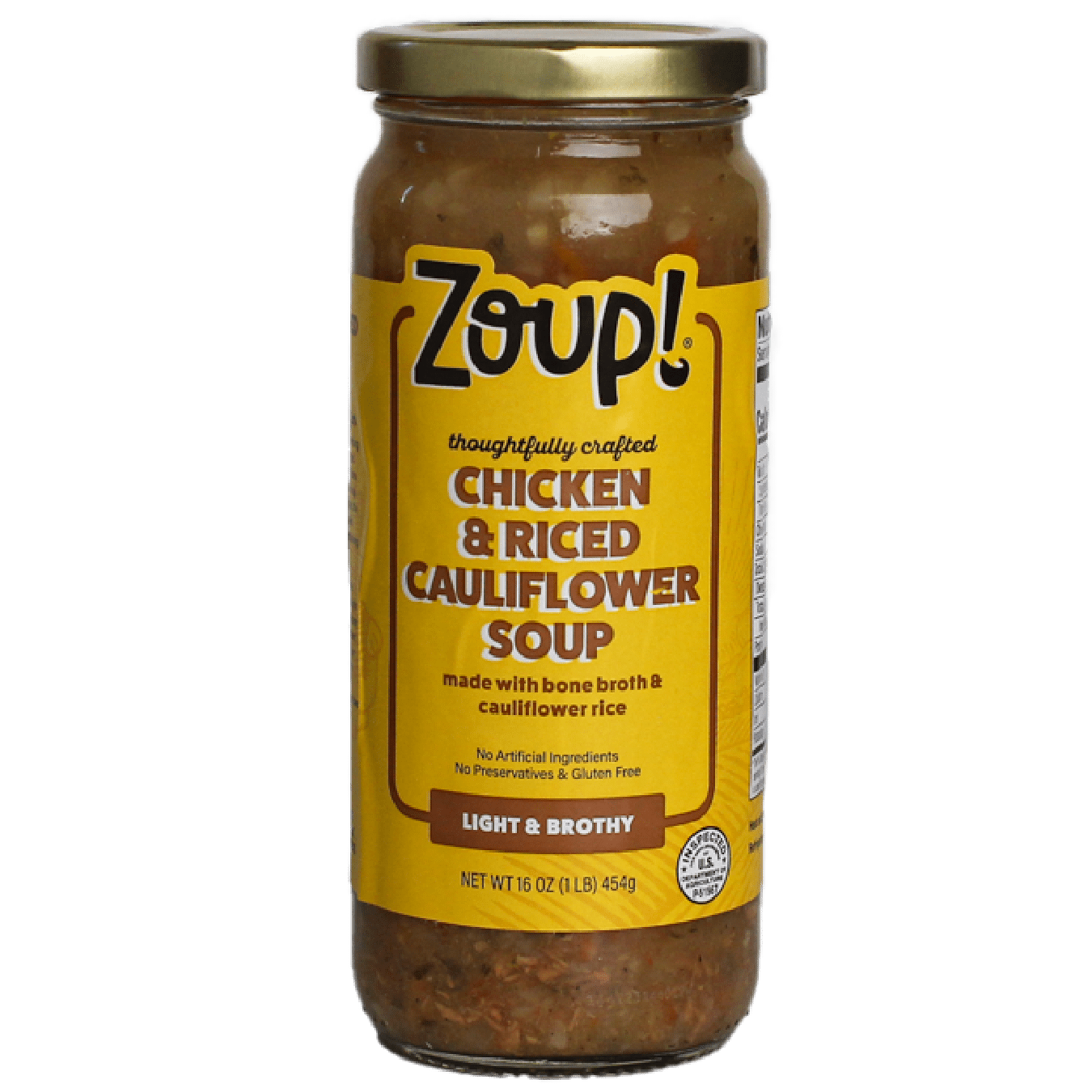 Zoup! Chicken and Riced Cauliflower Soup, Shelf-Stable, 16 oz - Walmart.com