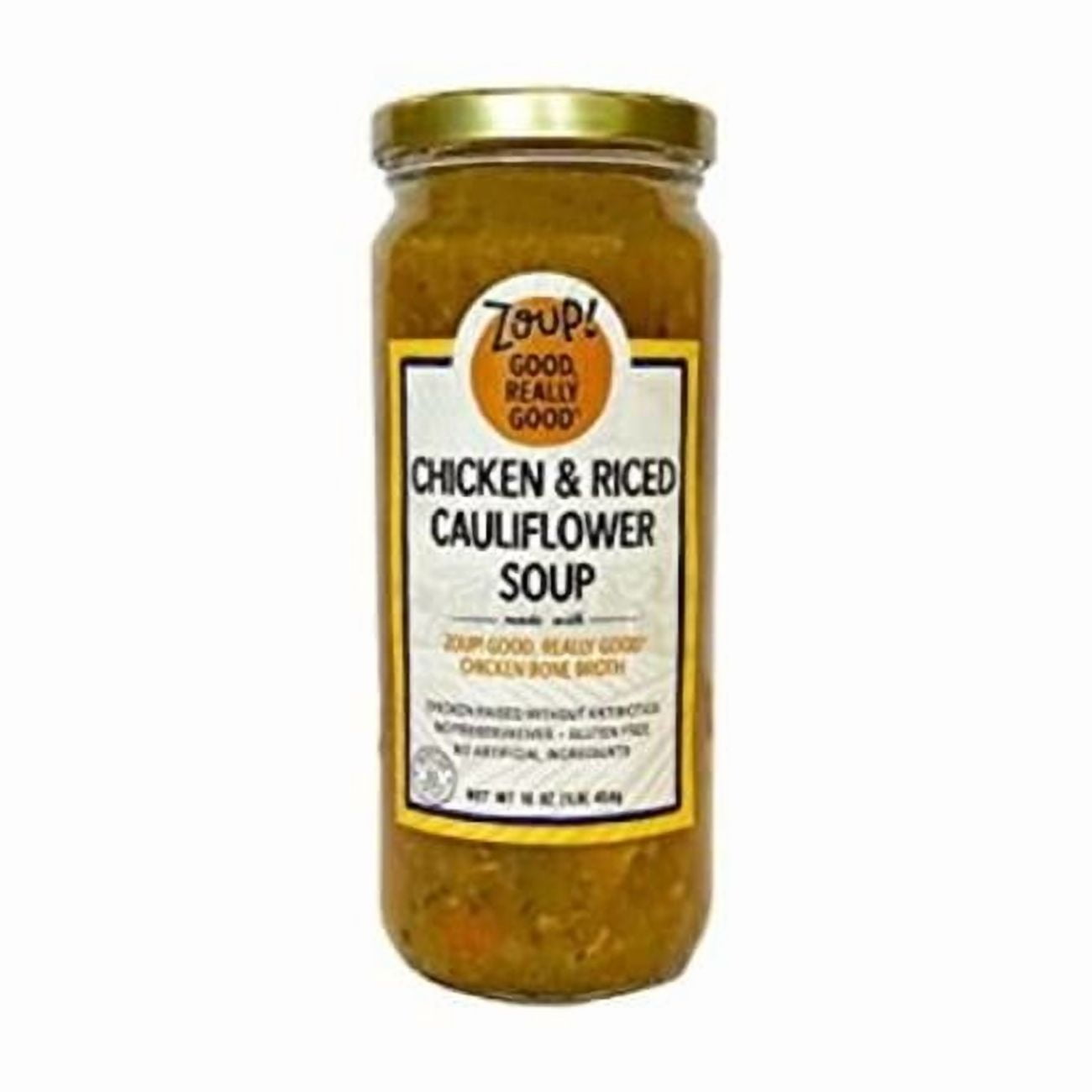 Zoup Good Really 16 oz Chicken & Riced Cauliflower Soup - Pack of 6 ...