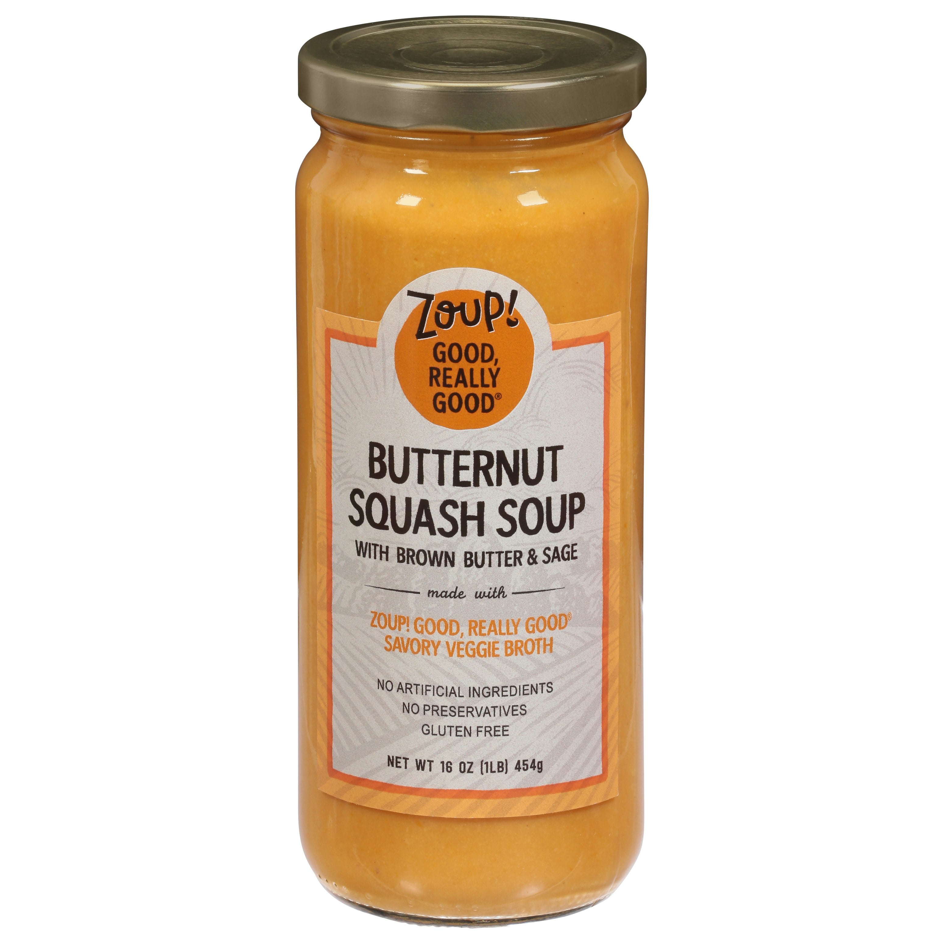 Zoup! Good, Really! Butternut Squash Soup 16 oz (Pack of 6) - Walmart.com