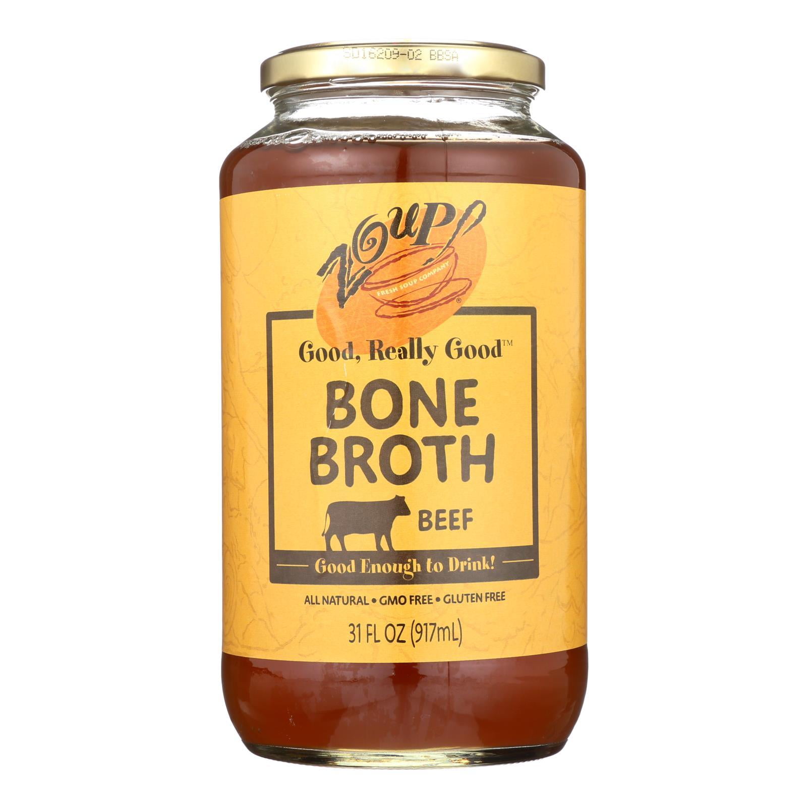 Zoup! Good Really Good - Bone Broth - Beef - Case of 6 - 31 fl oz ...
