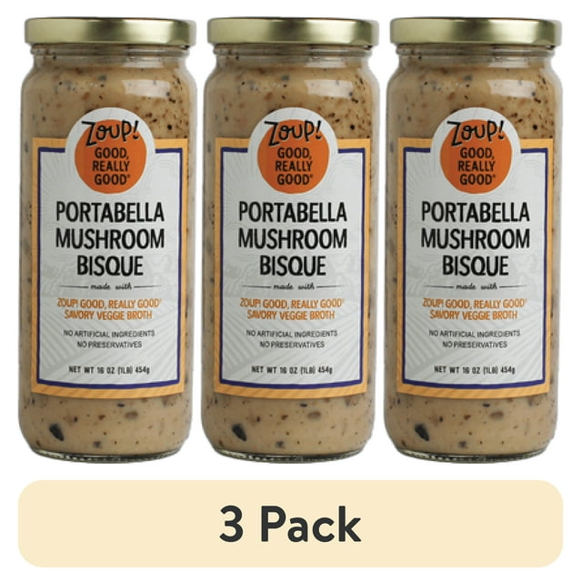 (3 pack) Zoup! Good, Really Good, Portobello Mushroom Bisque Soup ...