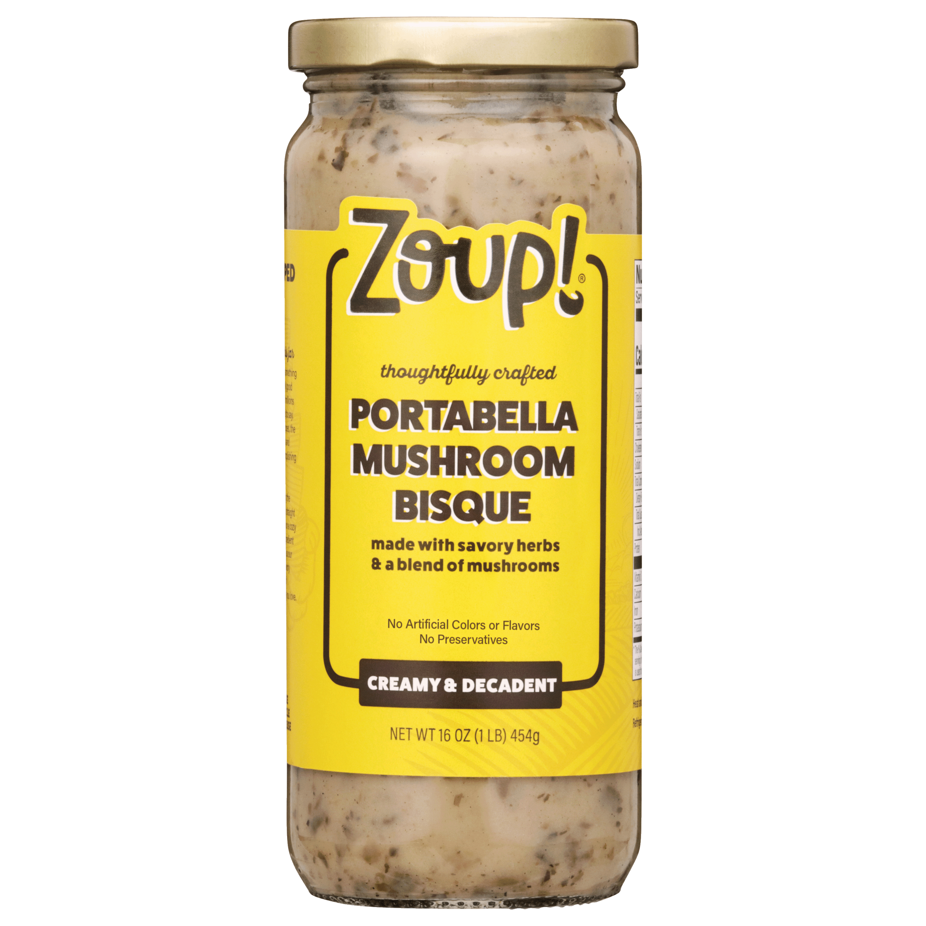 Zoup!, Portobello Mushroom Soup, 16 oz, Shelf-Stable, Kettle Cooked ...