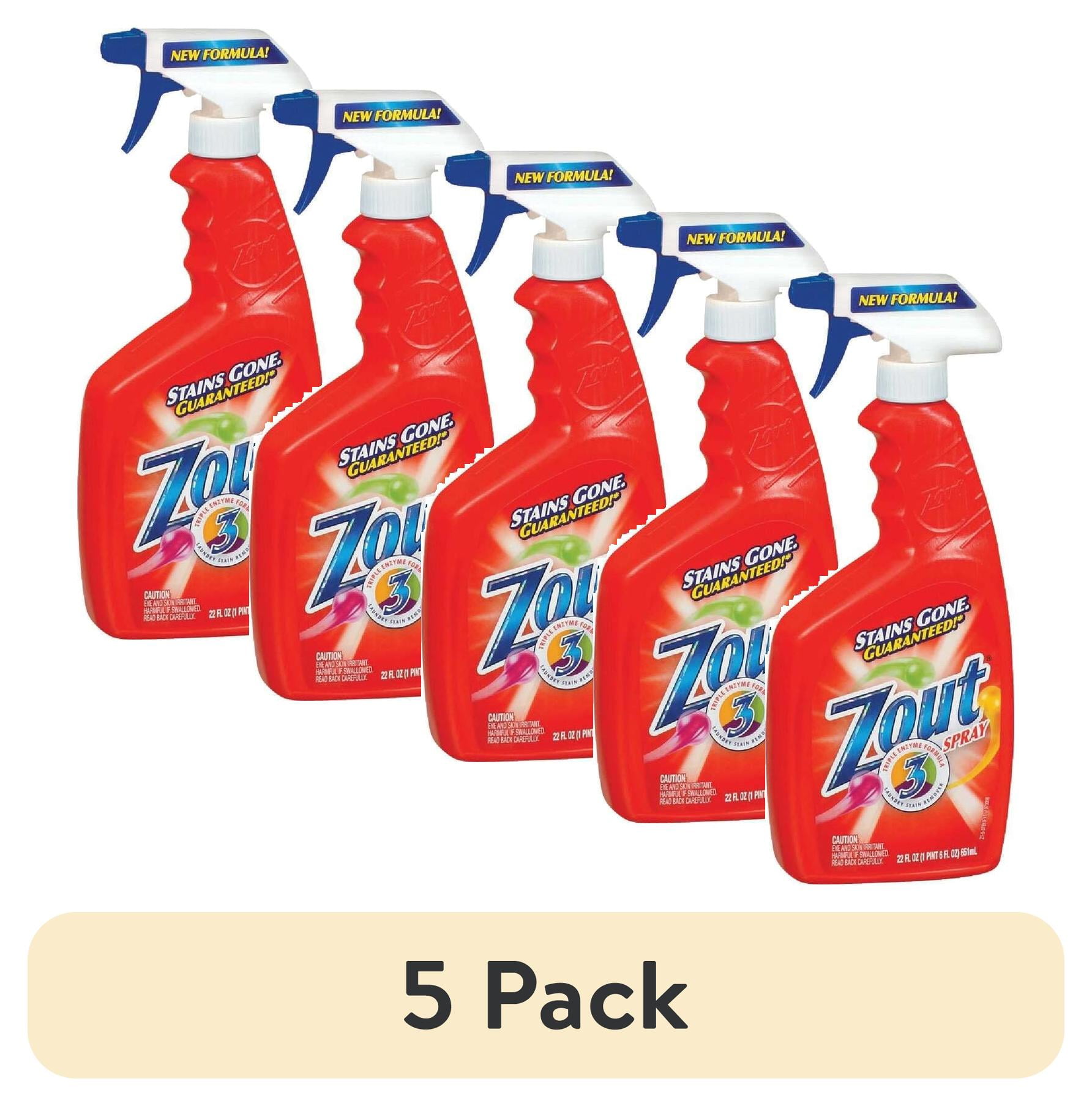 (5 pack) Zout 22 Oz. Triple Enzyme Stain Remover 2855863 2855863 631809 ...