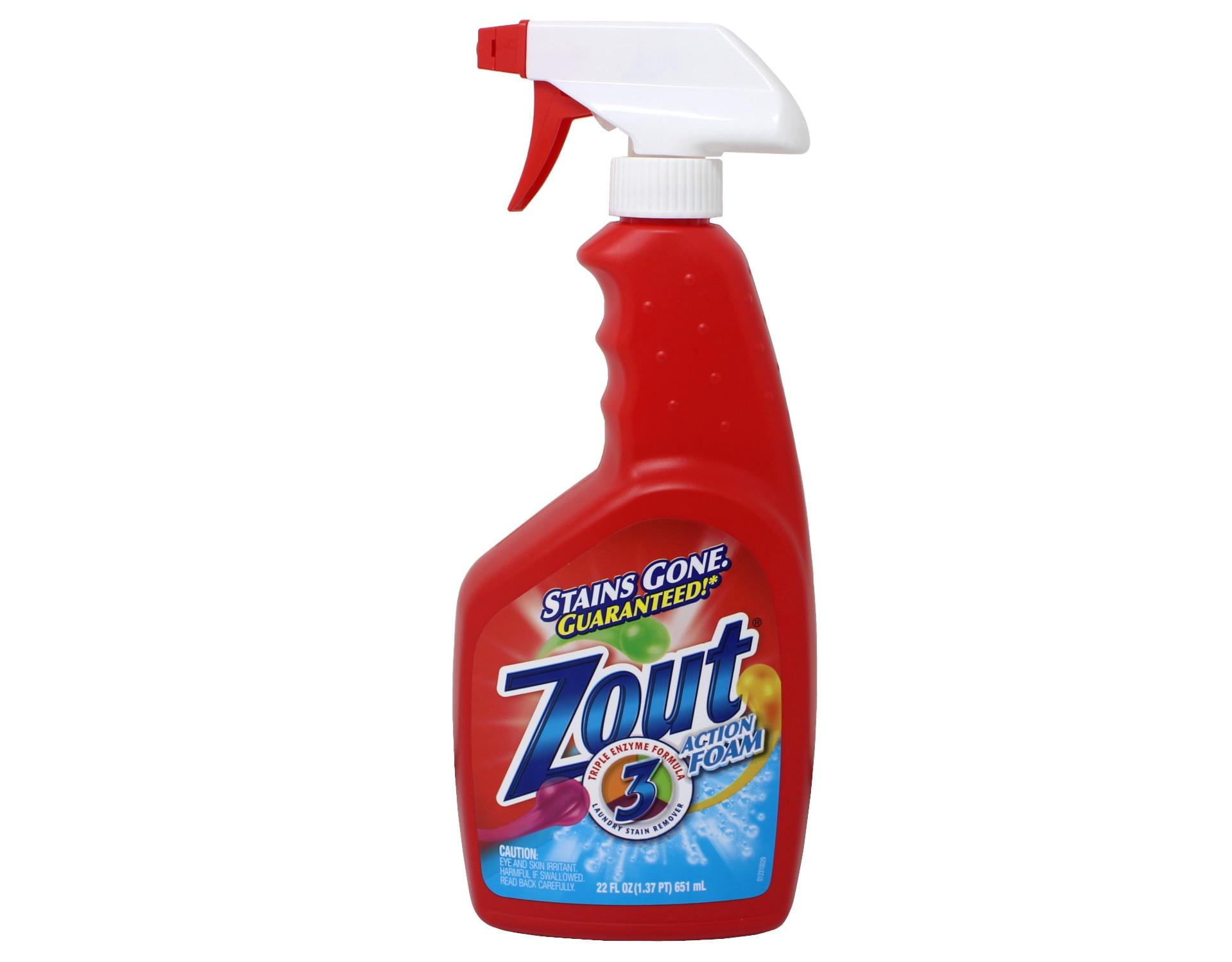 Zout Clothes Removing Laundry Stain Remover, Triple Enzyme Foam Action ...