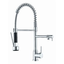 Senlesen Spring Kitchen Sink Faucet Pull Down Sprayer Swivel Mixer Tap ...