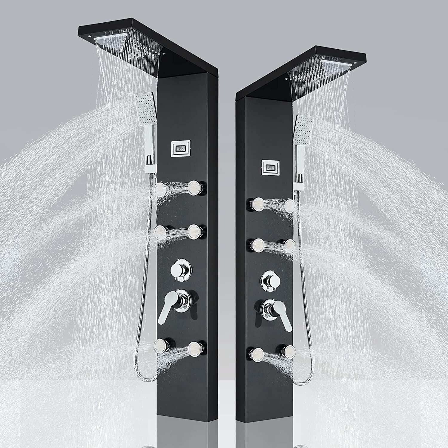Zovajonia Shower Panel Tower System , Stainless Steel Shower Tower ...