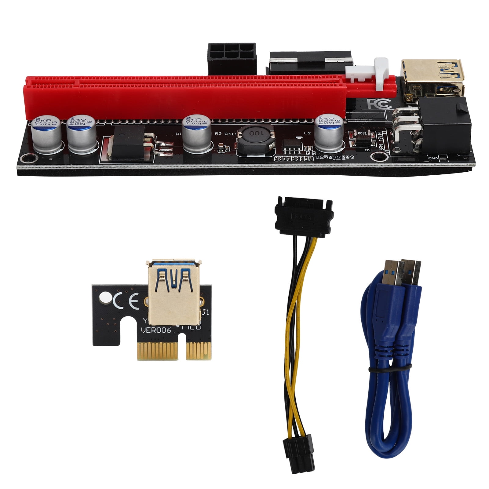 Zovuta PCI‑E USB Extension Board Adapter 009 Express 1X/4X/8X/16X ...