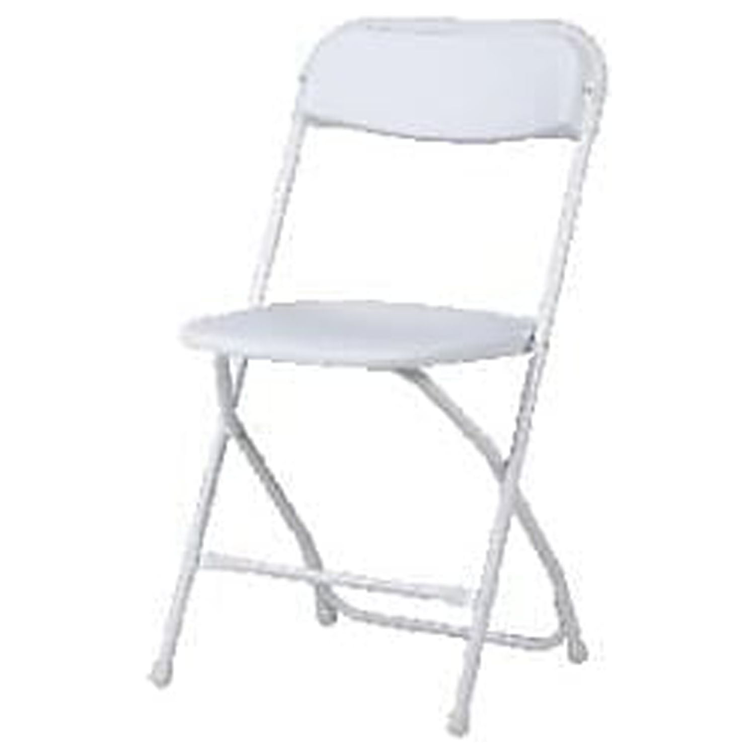 Zown Classic Collection Folding Resin Chair White 60540WHT8E - Walmart.com