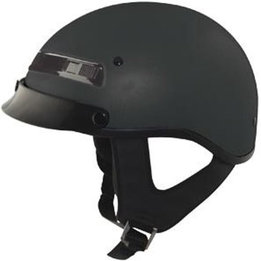 Zox Alto Custom Motorcycle Half Helmet Matte Black XS - Walmart.com