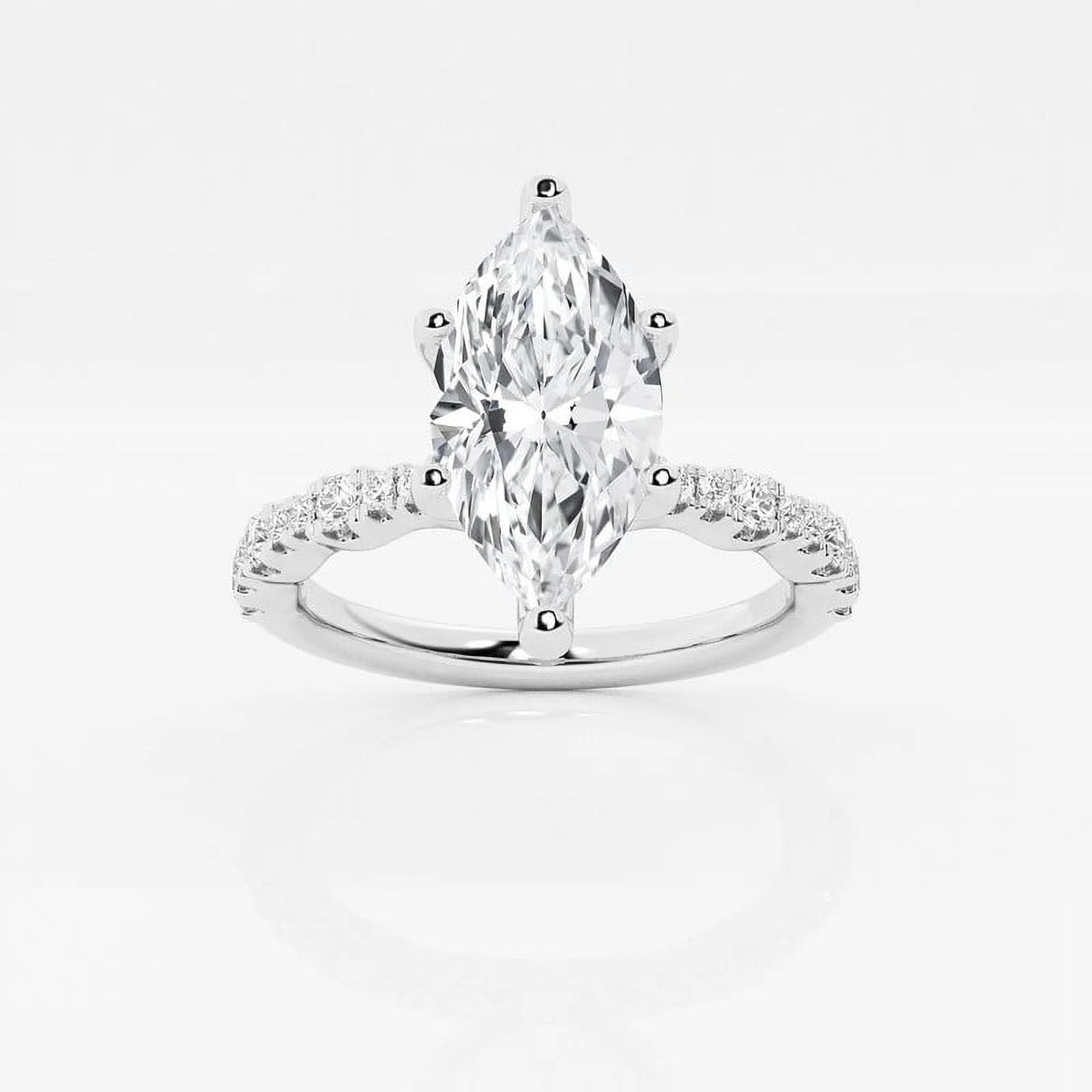 Zoya Jewel 1.9 Ct Marquise Cut Lab Created Diamond Ring - Simulated ...
