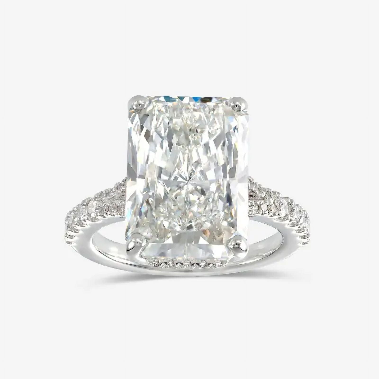 Zoya Jewel Elegant 2.5 Ct Radiant Cut Moissanite Solitaire – Women’s ...