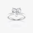 Zoya Jewel Engagement Ring for Her - Heart Cut 1.6 Ct Lab Created ...