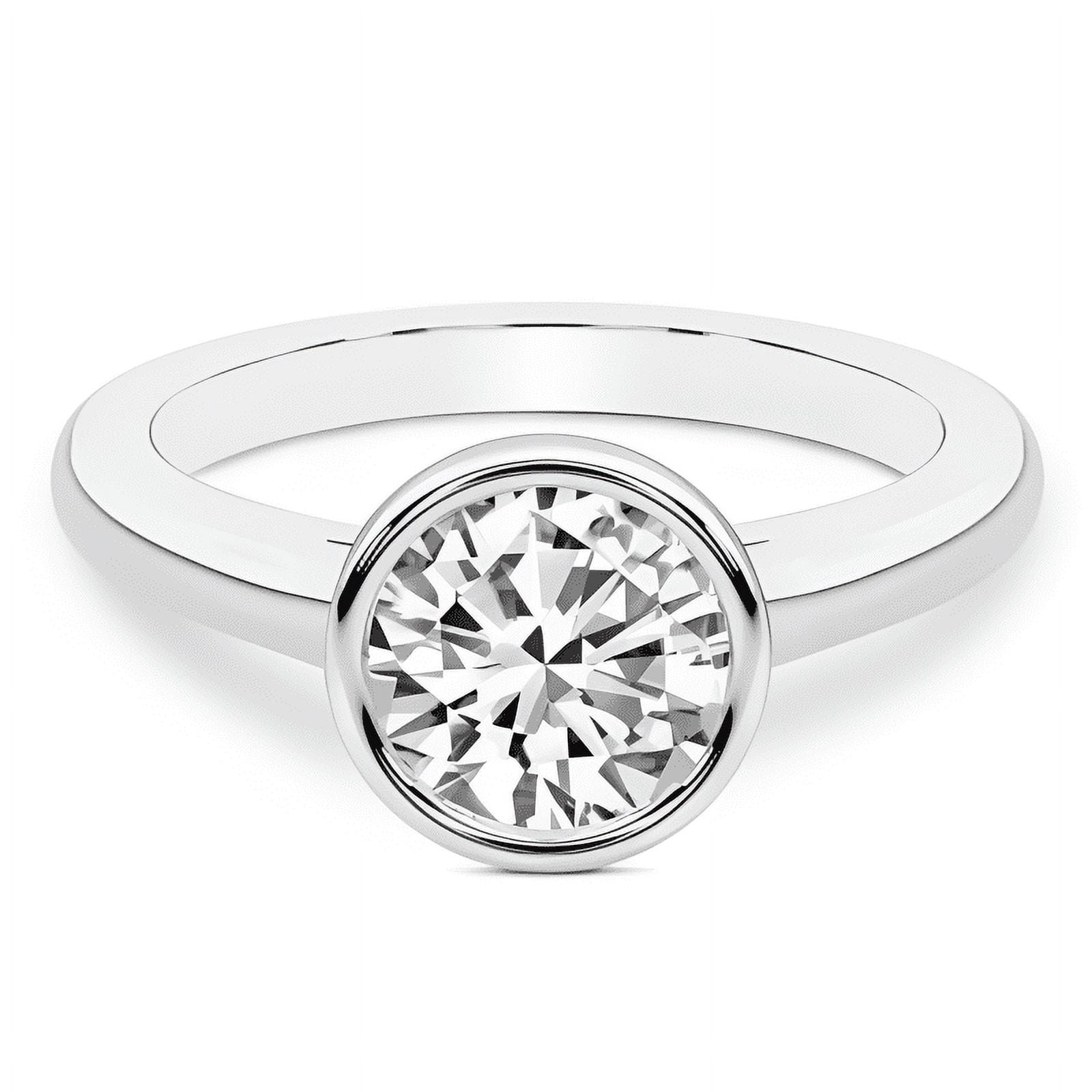 Zoya Jewel Round Cut 1.9 Ct Lab Created Diamond Women's Wedding ...