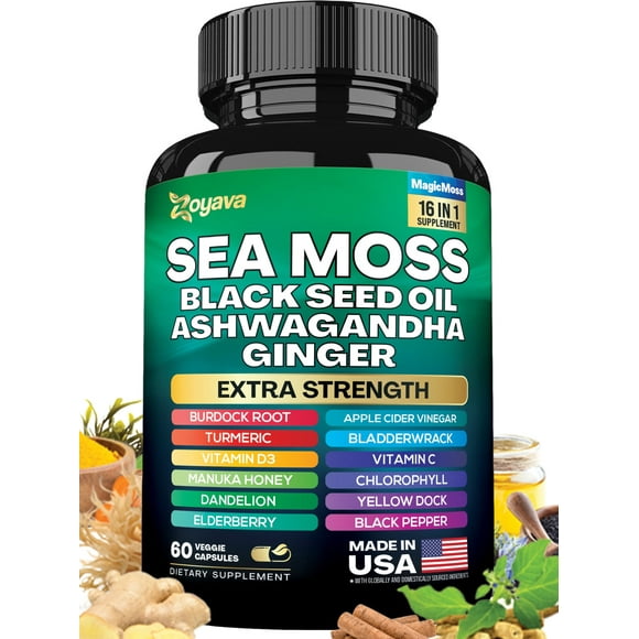 Sea Moss in Herbal Supplements - Walmart.com