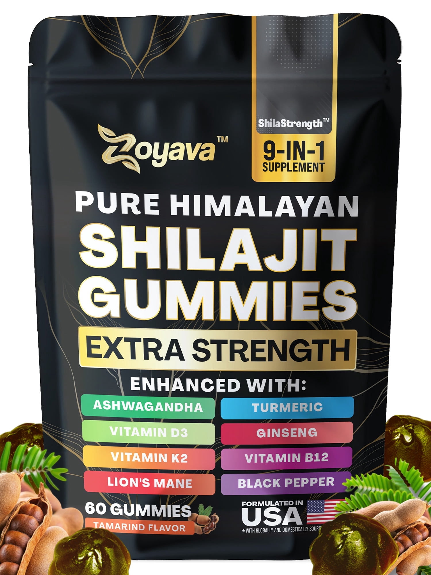 Zoyava Shilajit Gummies 2000MG, Ashwagandha 1000MG, ประเทศไทย | Ubuy