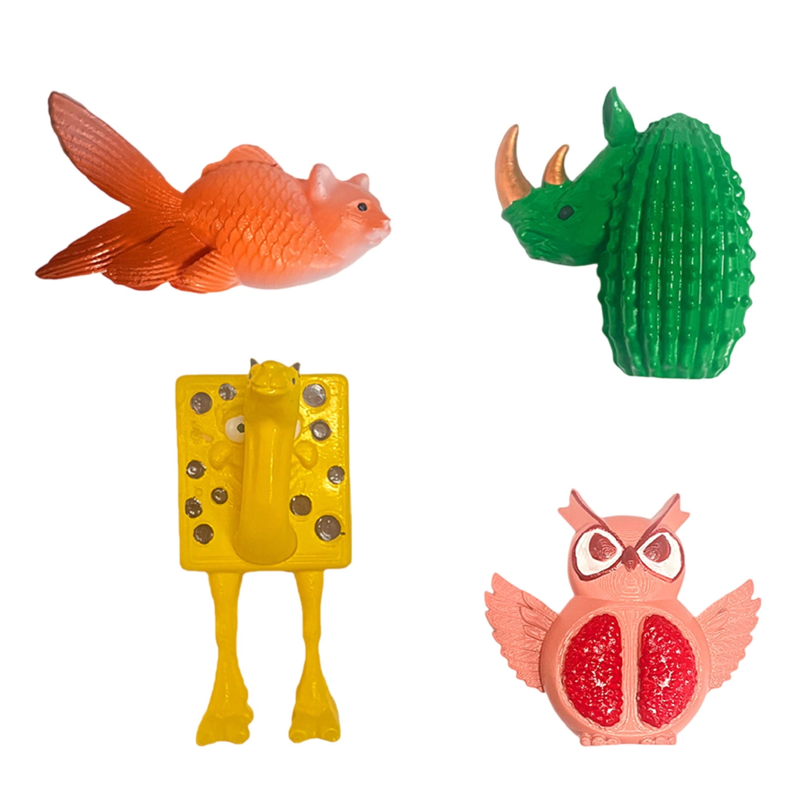 Zoytoys 4PC Italian Brainrot Toy Figures, Goofy Meme Tralalero Tralala ...