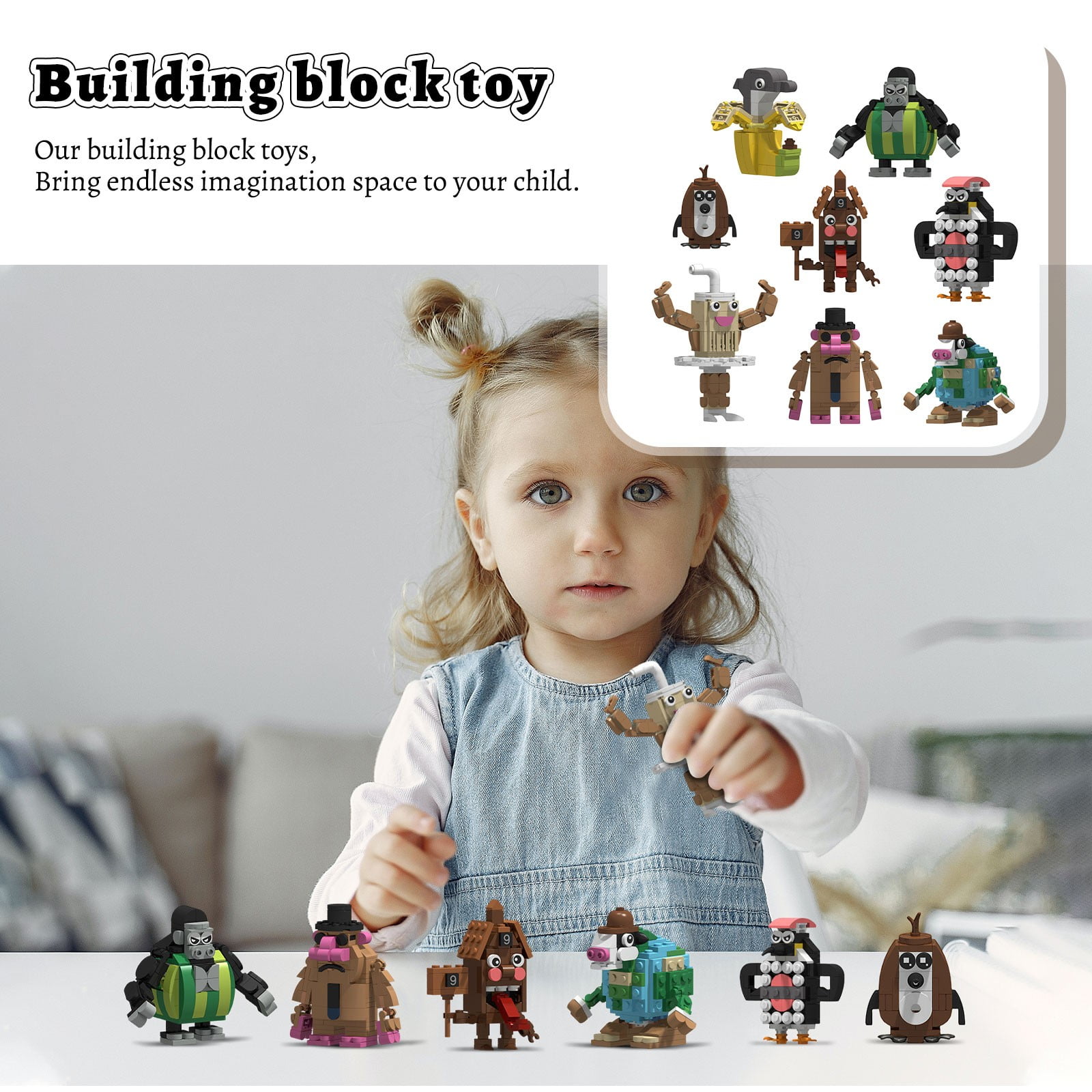 Zoytoys Brainrot Toys Building Blocks Set, 8PC High-Quality Italian ...