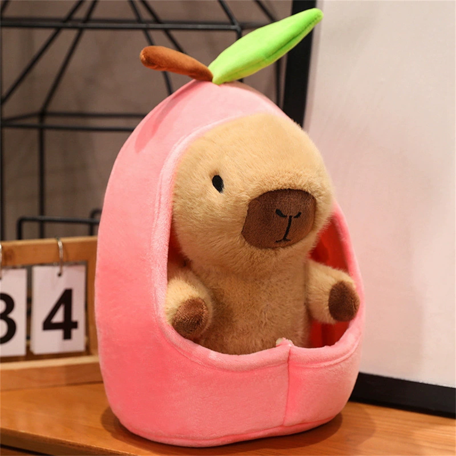 Zoytoys Capybara Plushies in Peach - Cute Capybara Stuffed Animals Toy ...